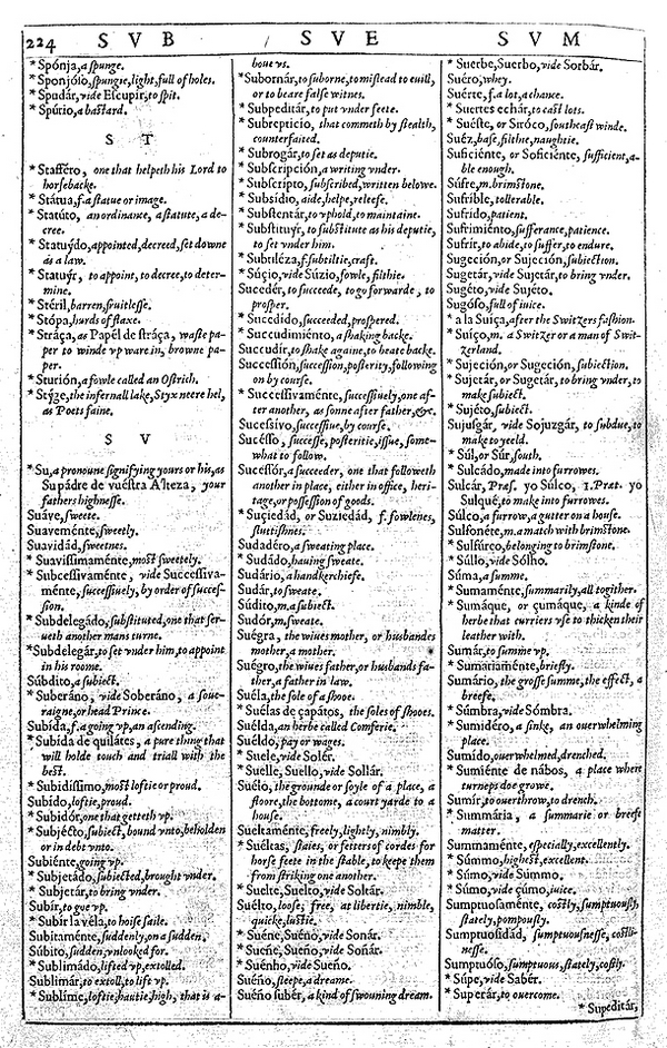 EMS | Minsheu Dictionary